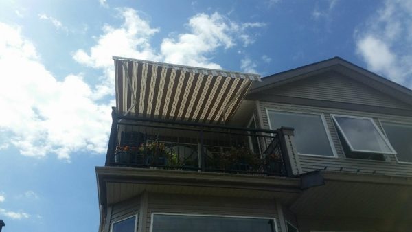 Soffit-Mounted Power Awning | Retractable Awnings | Awnings